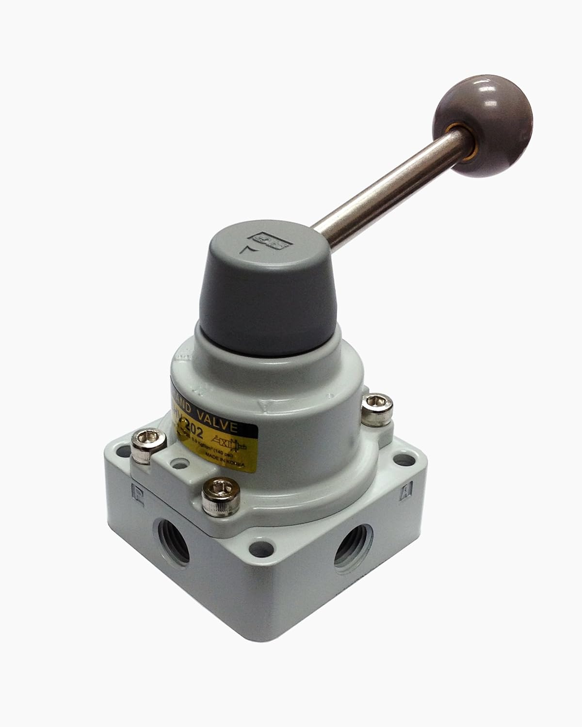 PneumaticPlus SHV202-N02 Pneumatic Hand Lever Air Valve 1/4" NPT - 4 Way 2 Position - - Amazon.com