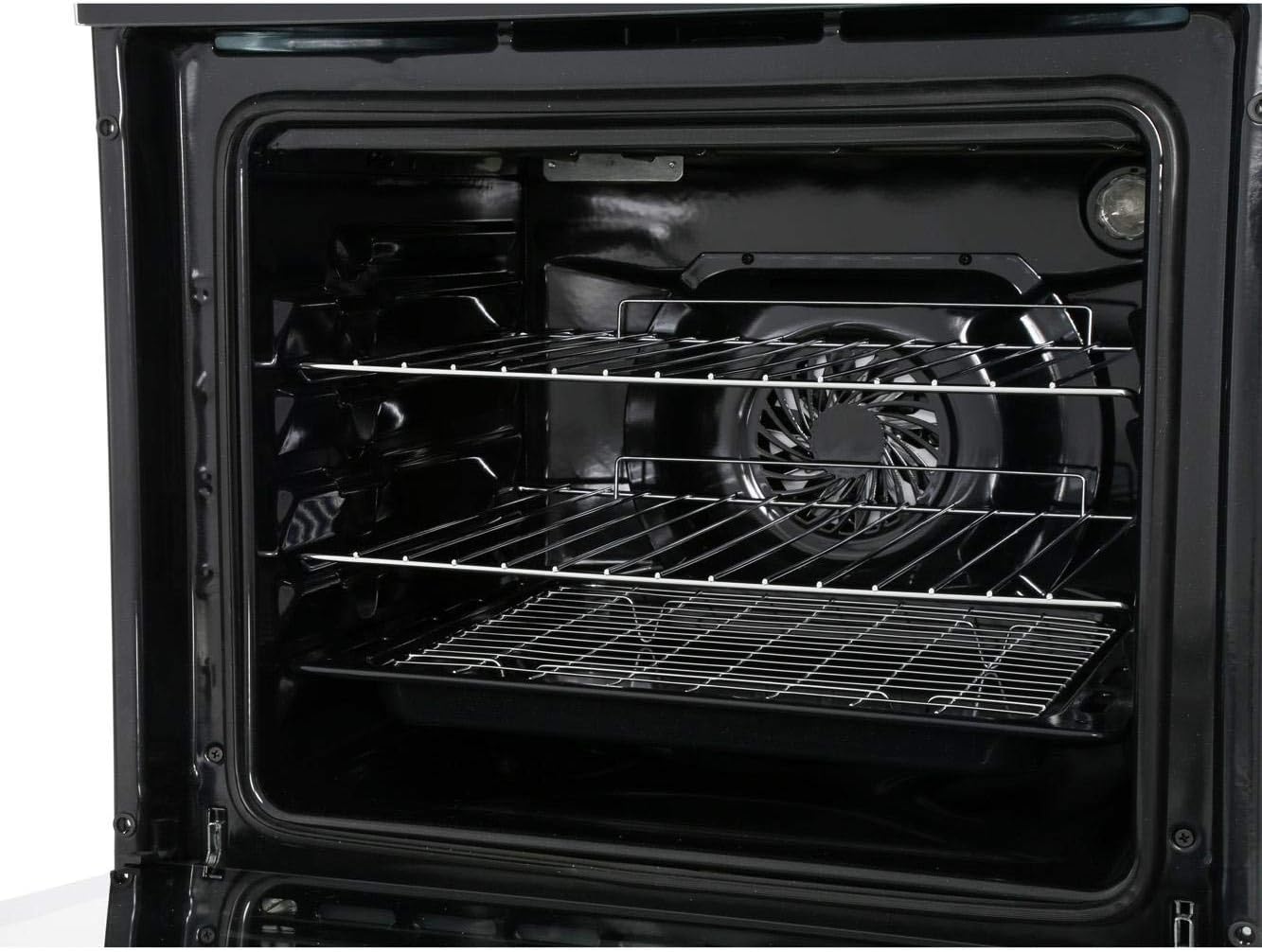 2 Shelves and 4 Functions Candy FCP405N Builtin Black Fan Oven with 65 ...