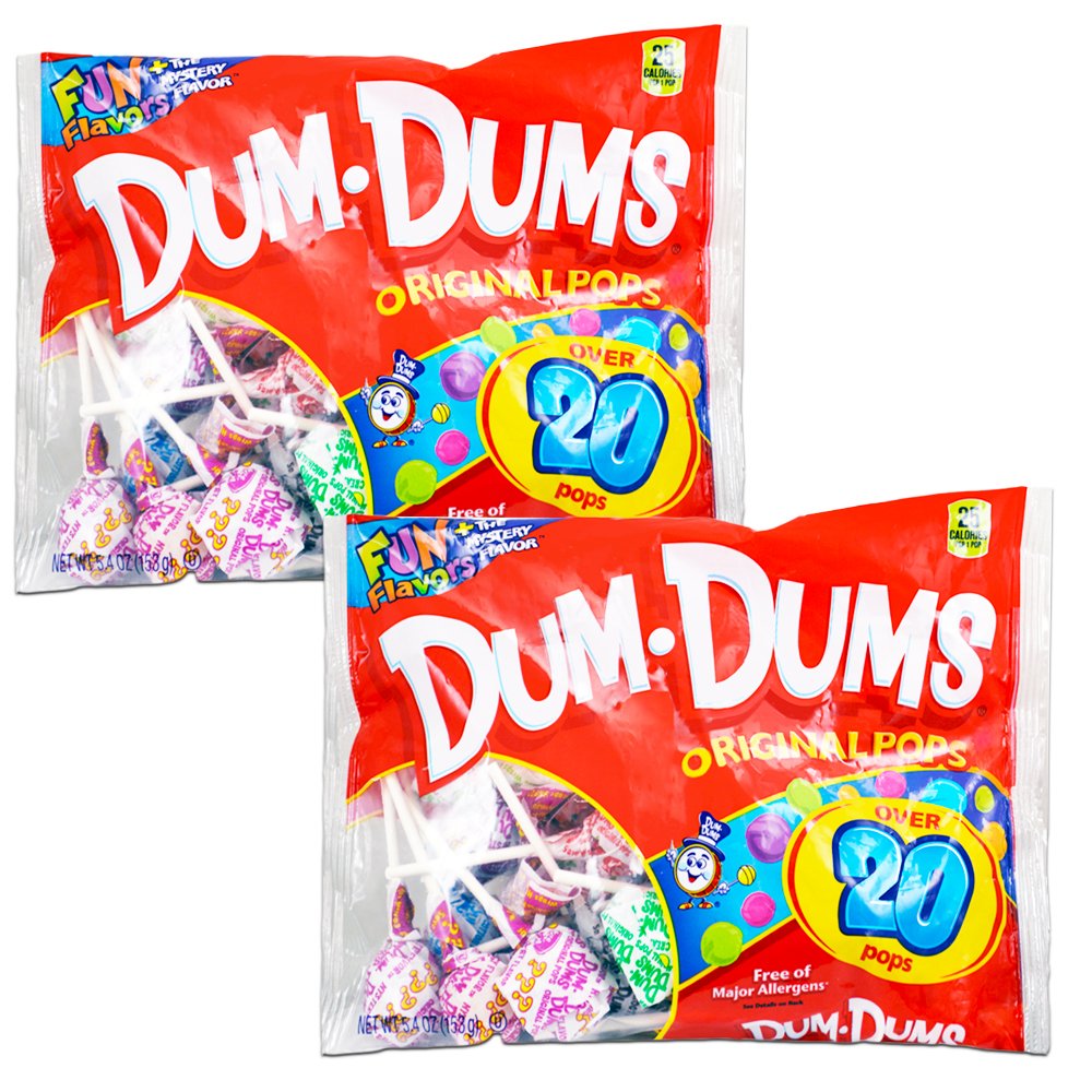 Amazon.com : Dum-Dums Summertime Favorites Pops, 44 Pops; 8 Flavors ...