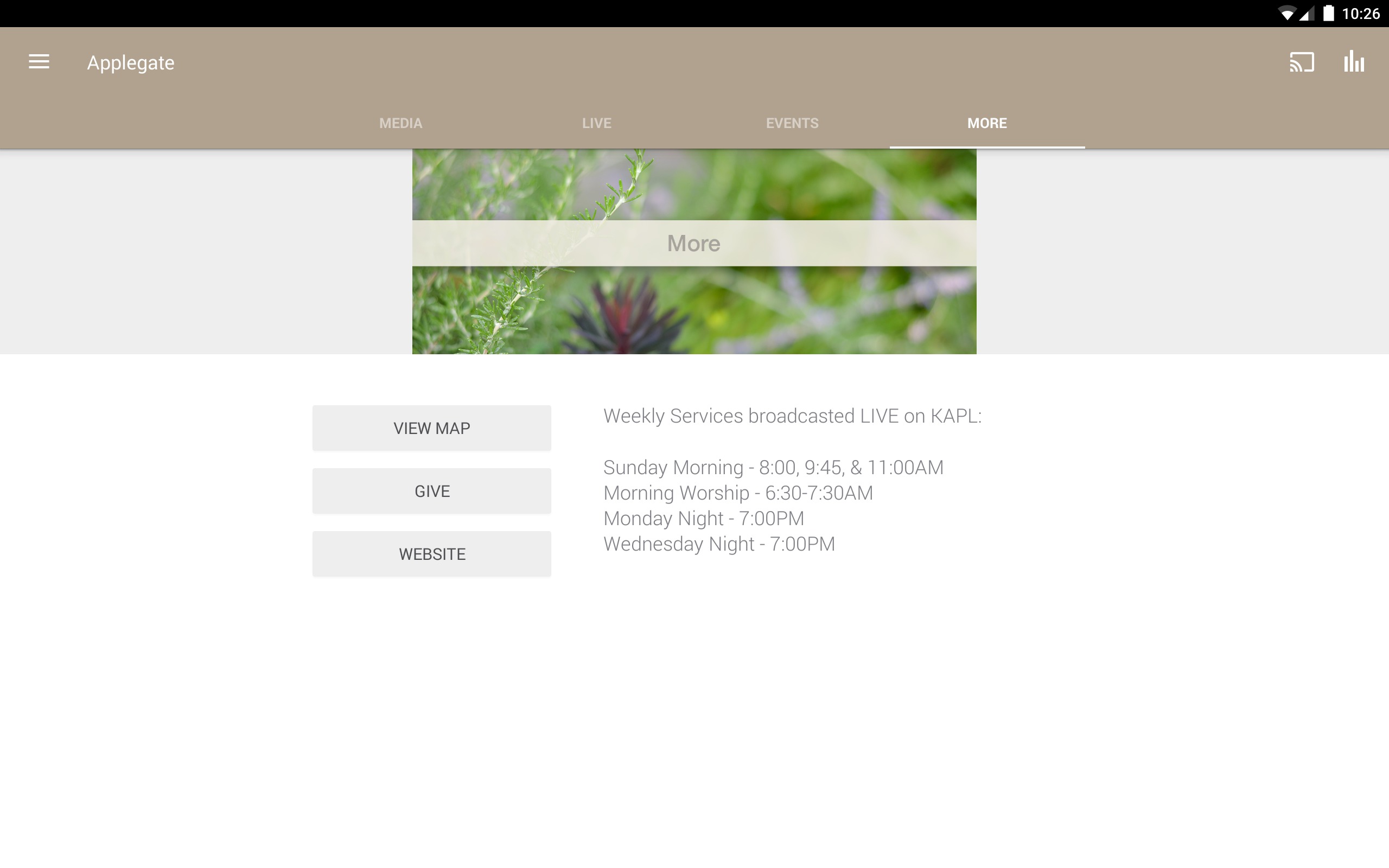 Amazon.com: Applegate Christian Fellowship