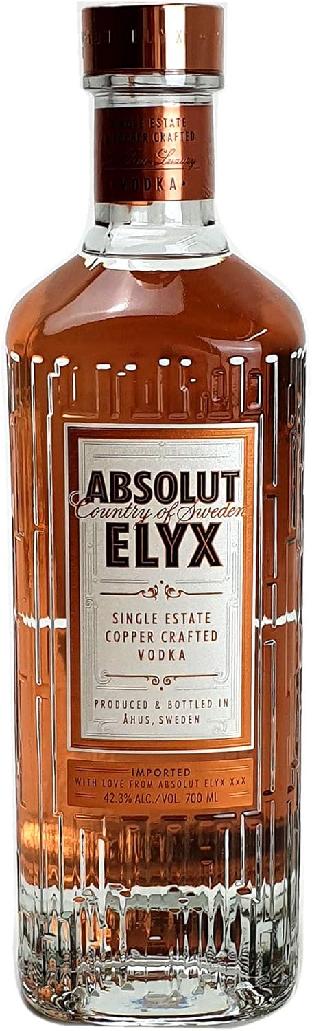 Absolut Elyx Single Estate Copper Crafted Vodka 0,7L (42,3% Vol ...