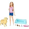 Amazon.com: Barbie Newborn Pups Doll & Pets : Toys & Games