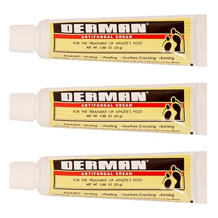 Amazon.com : Derman Antifungal Cream for the Treatment of Athlete's ...