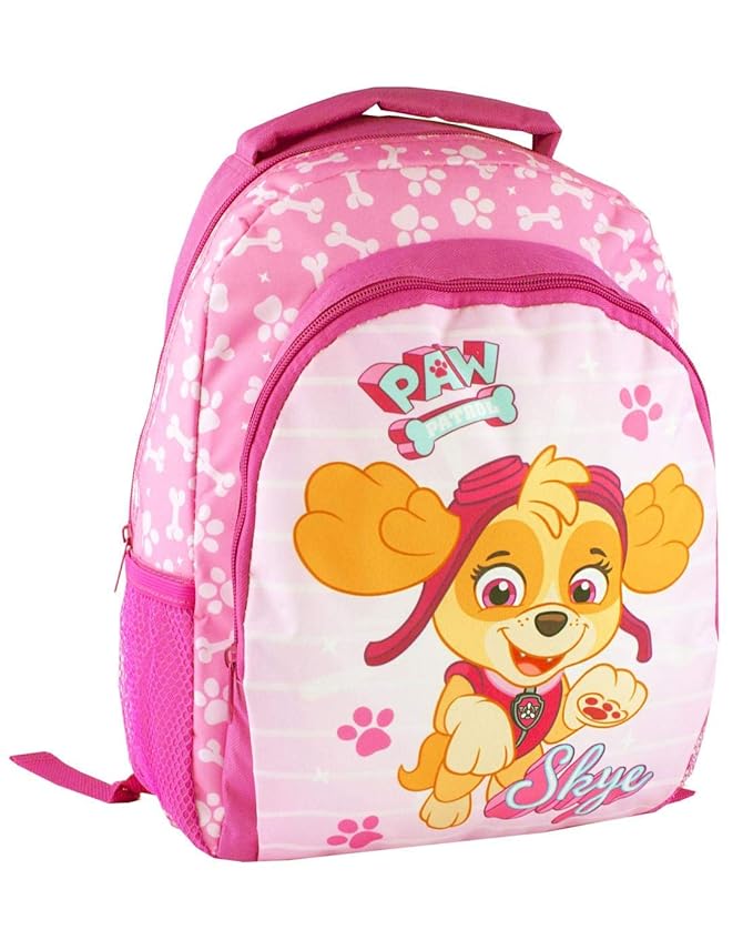 Paw Patrol Skye Pup Girl's Kid's Pink Polyester School Backpack Bag ...