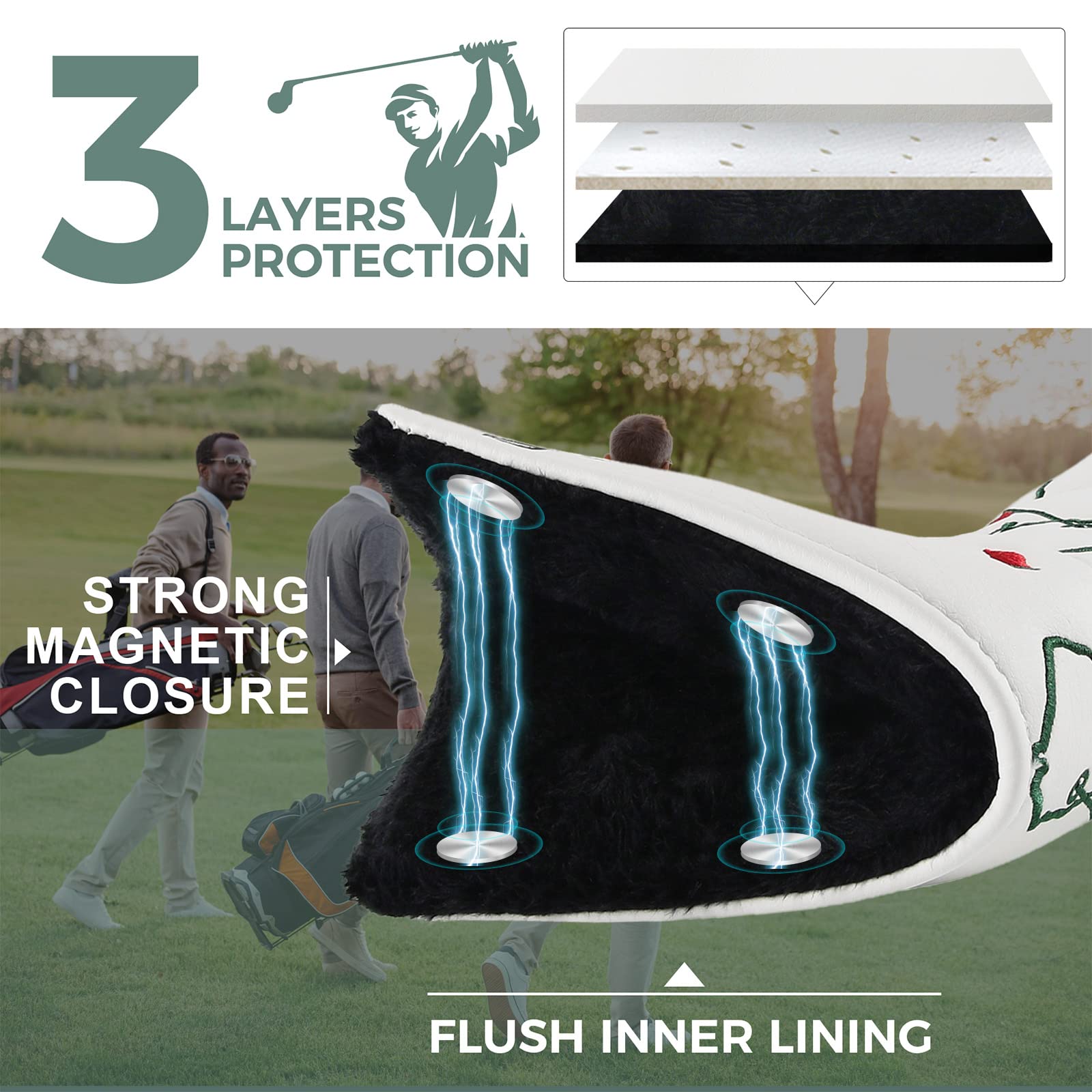 Mua Studio Crafted Putter Cover - Augusta Georgia Golf Blade Putter ...