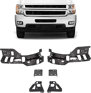 Amazon.com: ECOTRIC Front Bumper Impact Bar Inner Outer Bracket Brace ...