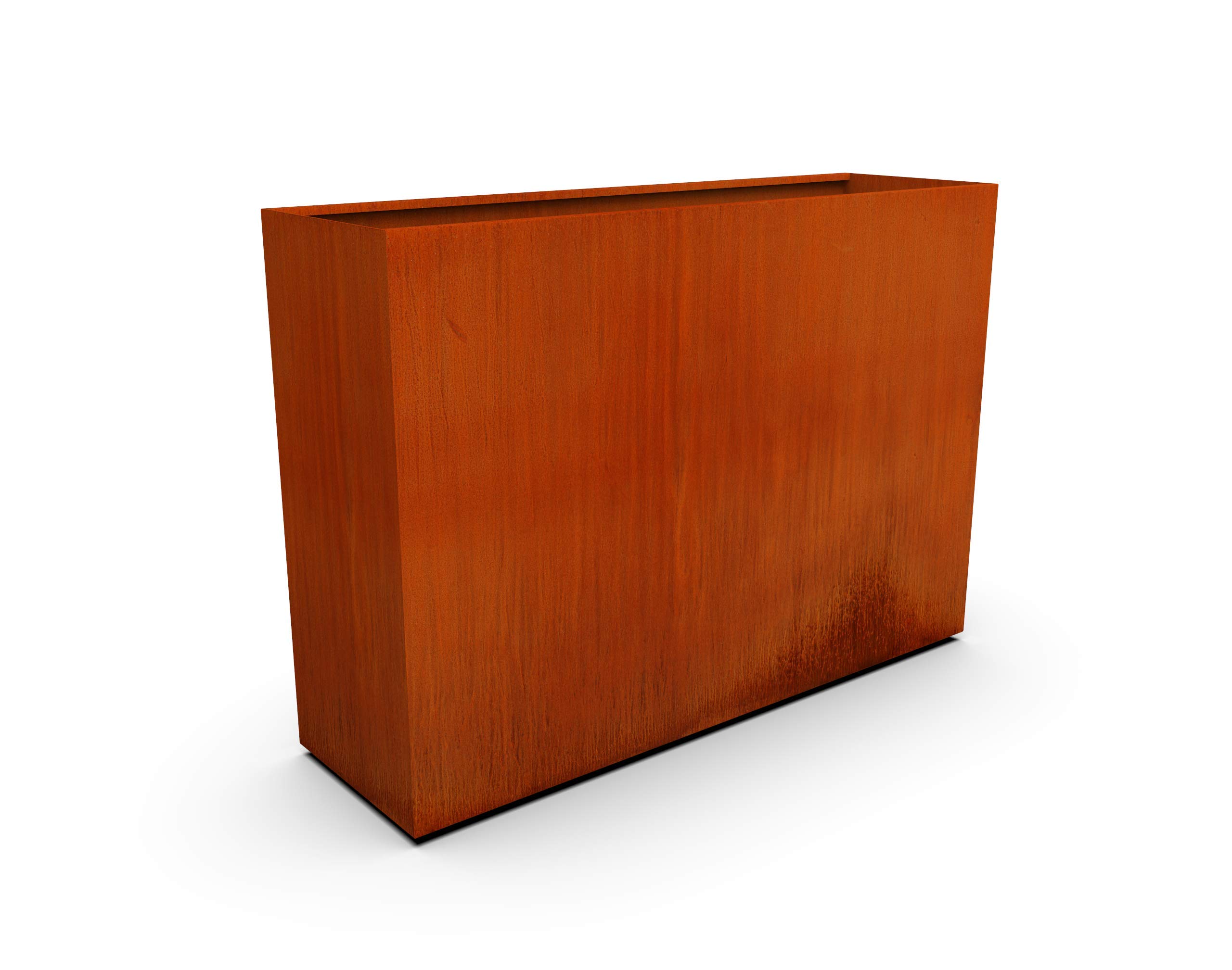 Buy ERCRAFT Corten Steel Metal er Box, Rectangular Sizes, Modern Garden ...