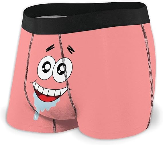 Patrick Star Men's Boxer Briefs, Lightweight Micro-Stretch Underwear ...