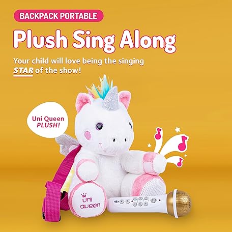 Mua Singing Machine Portable Karaoke Machine for Kids, Plush Toy ...