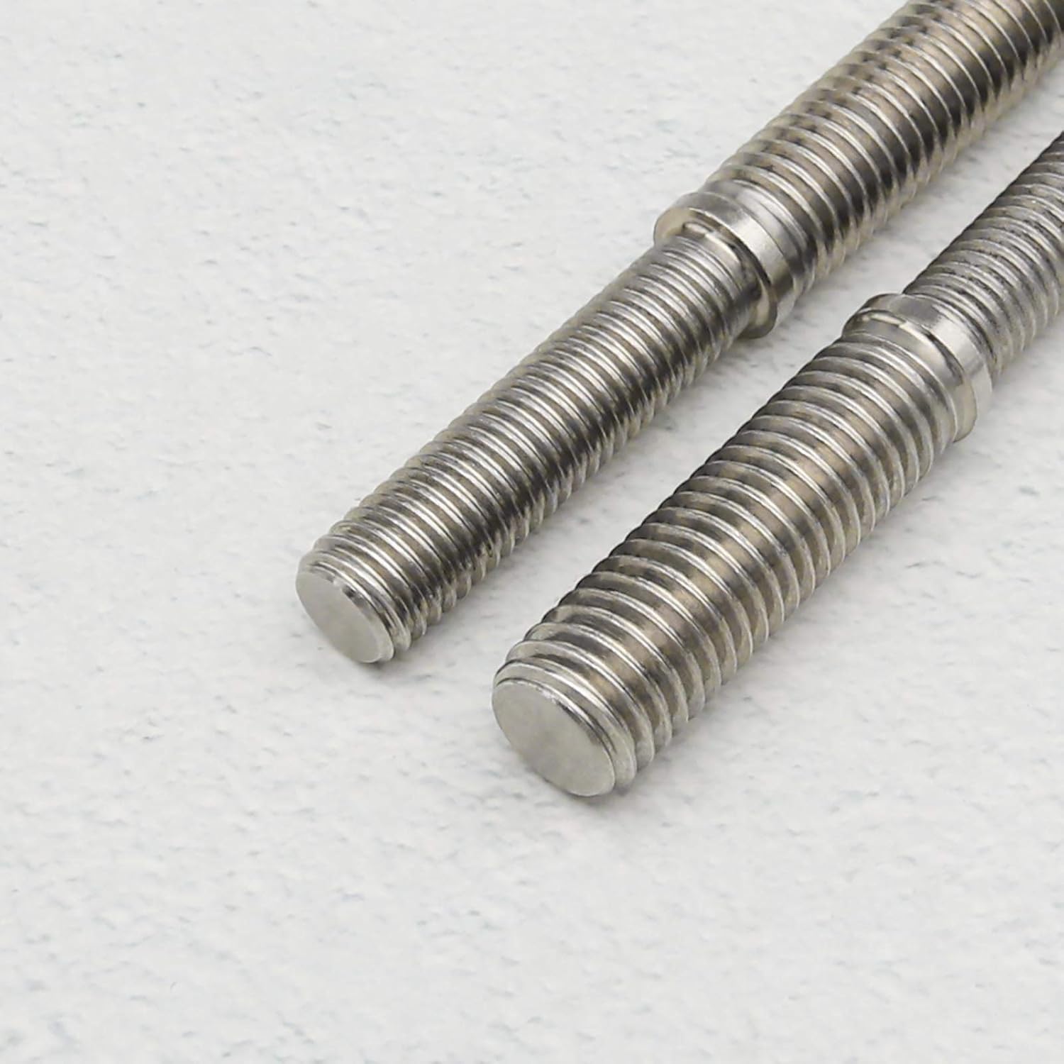 2Pcs Double End Threaded Stud Screw Bolts M10 to M12 80mm 304 Stainless Steel Reduction Thread ...
