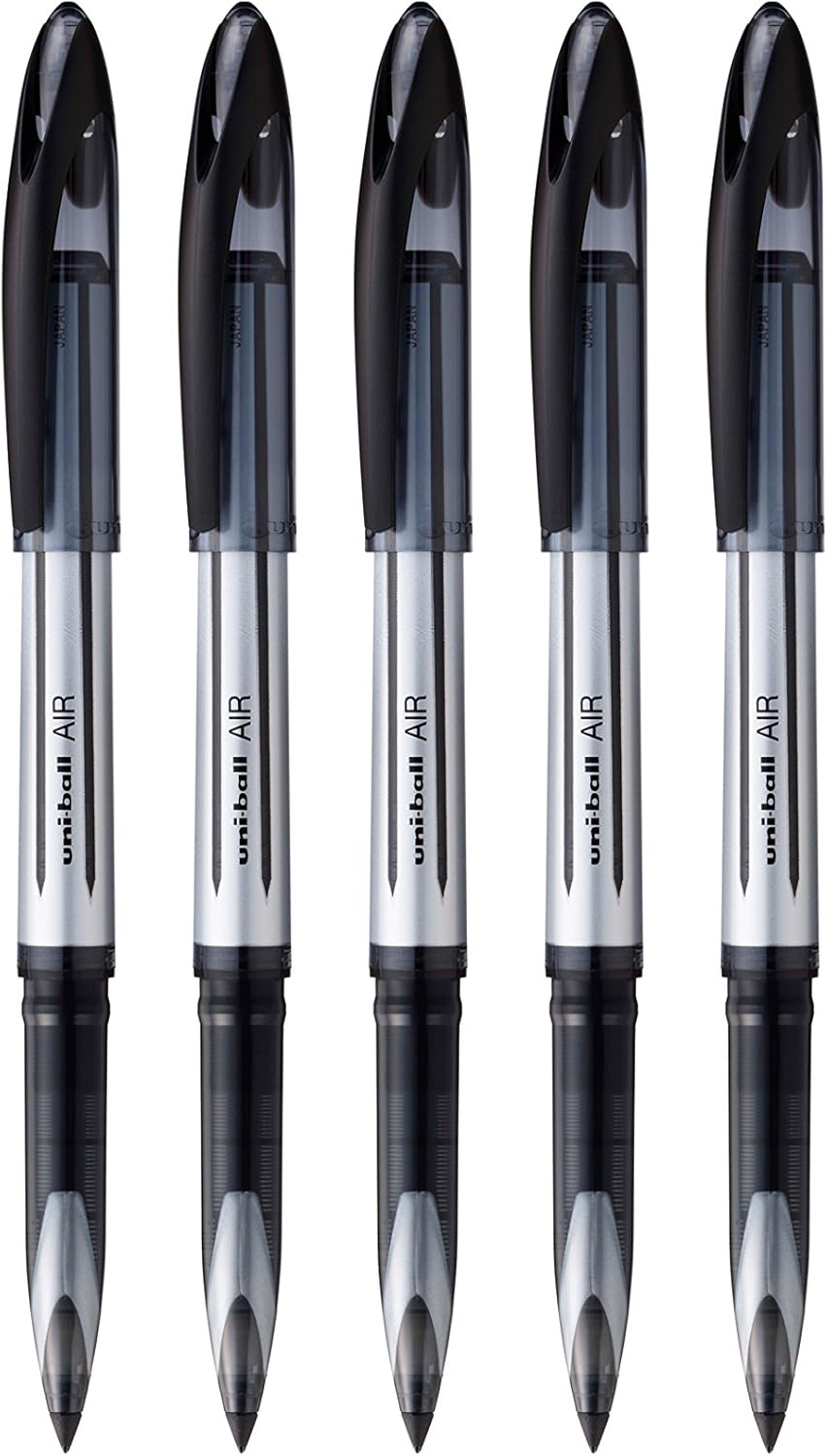 Uni-Ball UBA-188-L Fountain Pen Tip 0.7mm Air Rollerball Pens, Black ...