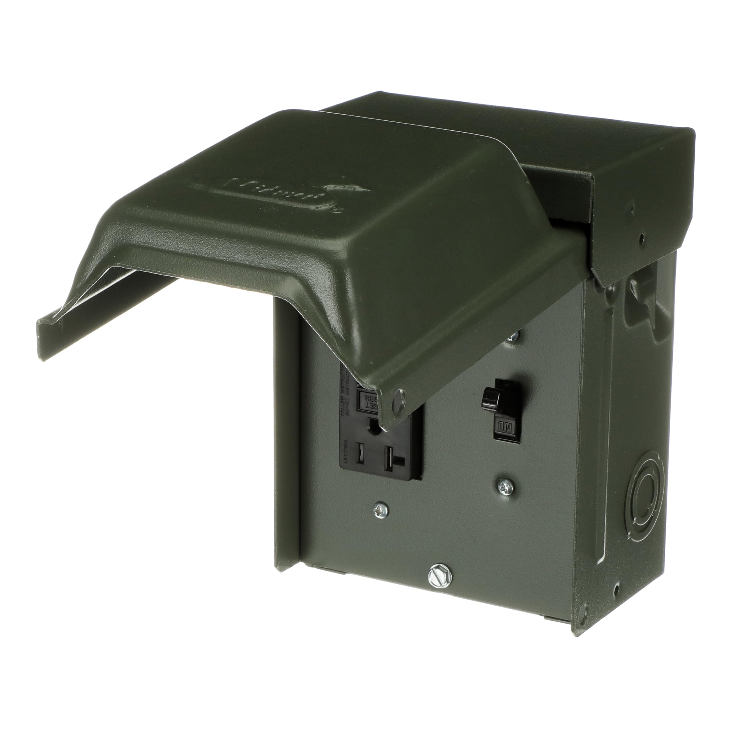 MIDWEST U010S010GRP Power Outlet with Switch • 20 Amp Backyard Outlet ...