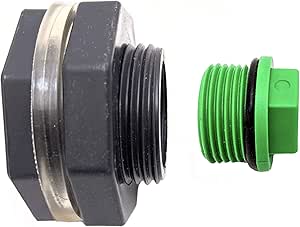 Amazon.com: Van Enterprises 3/4" Drain Valve Plug Kit for Rain Barrels ...