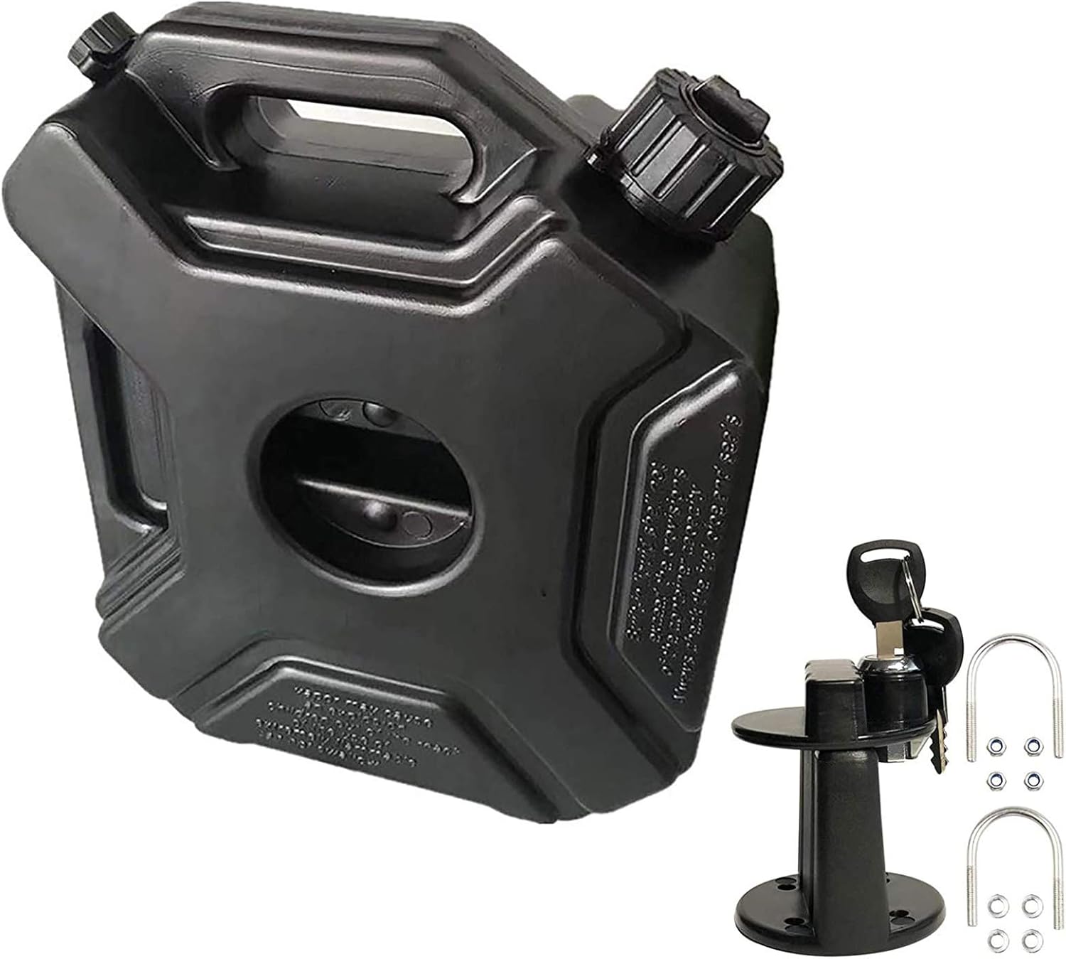 Amazon.com: LoMSA 3L/5L Portable Plastic Cans Gas Fuel Tank Emergency ...