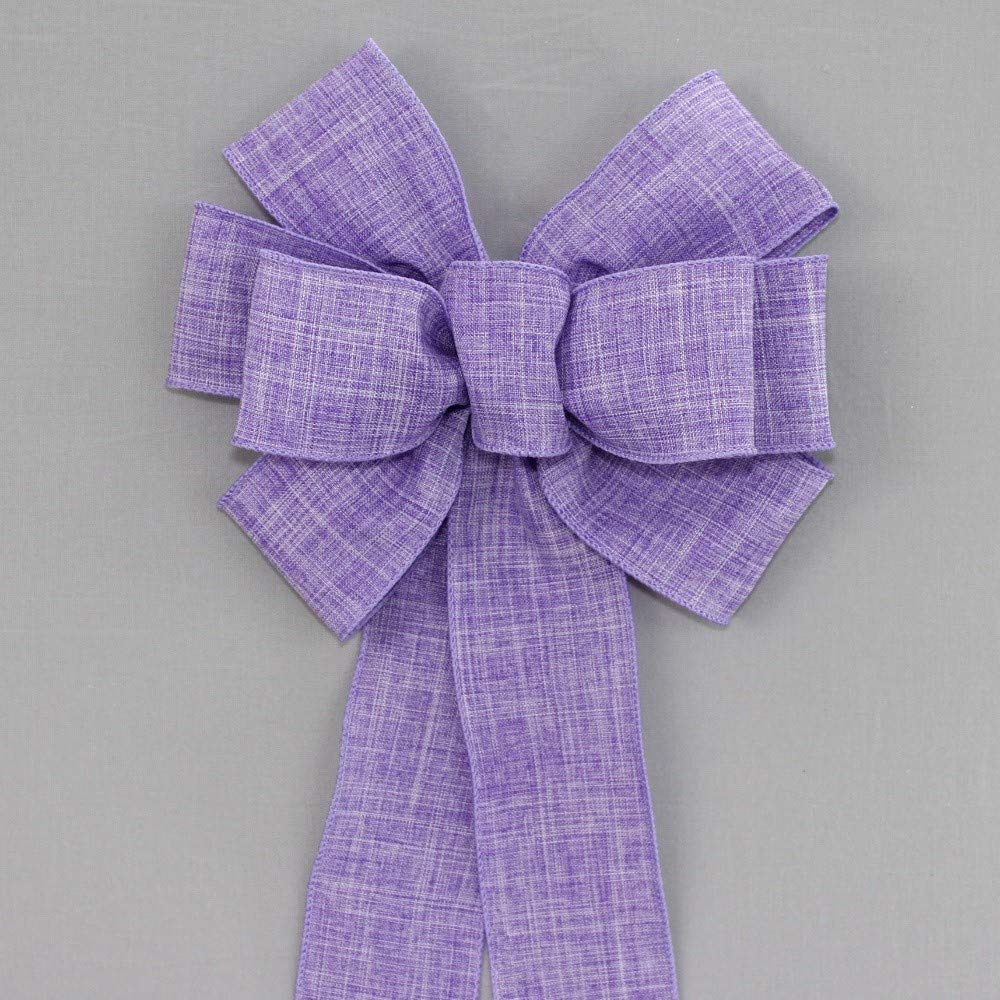 Amazon.com: Lavender Rustic Wreath Bow with Color and Size Options ...