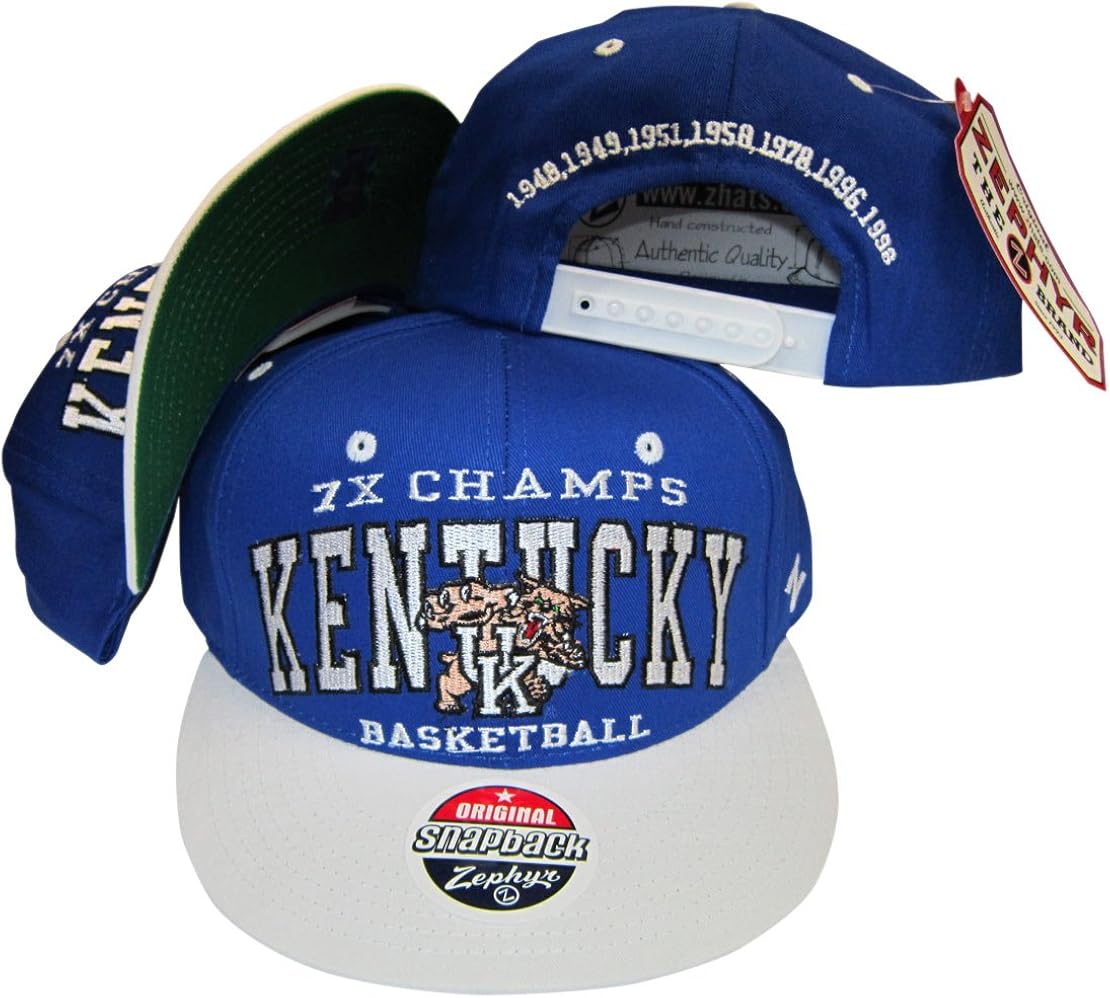 Amazon.com: Kentucky Wildcats 7X National Basketball Champs Two Tone ...