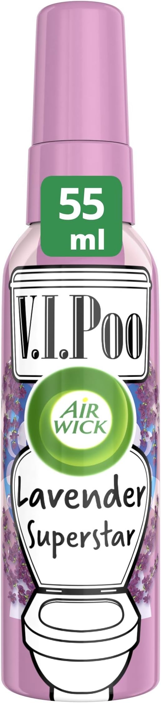 Air Wick V.I.Poo Lavender Superstar Toilet Spray, 55ml: Amazon.co.uk ...