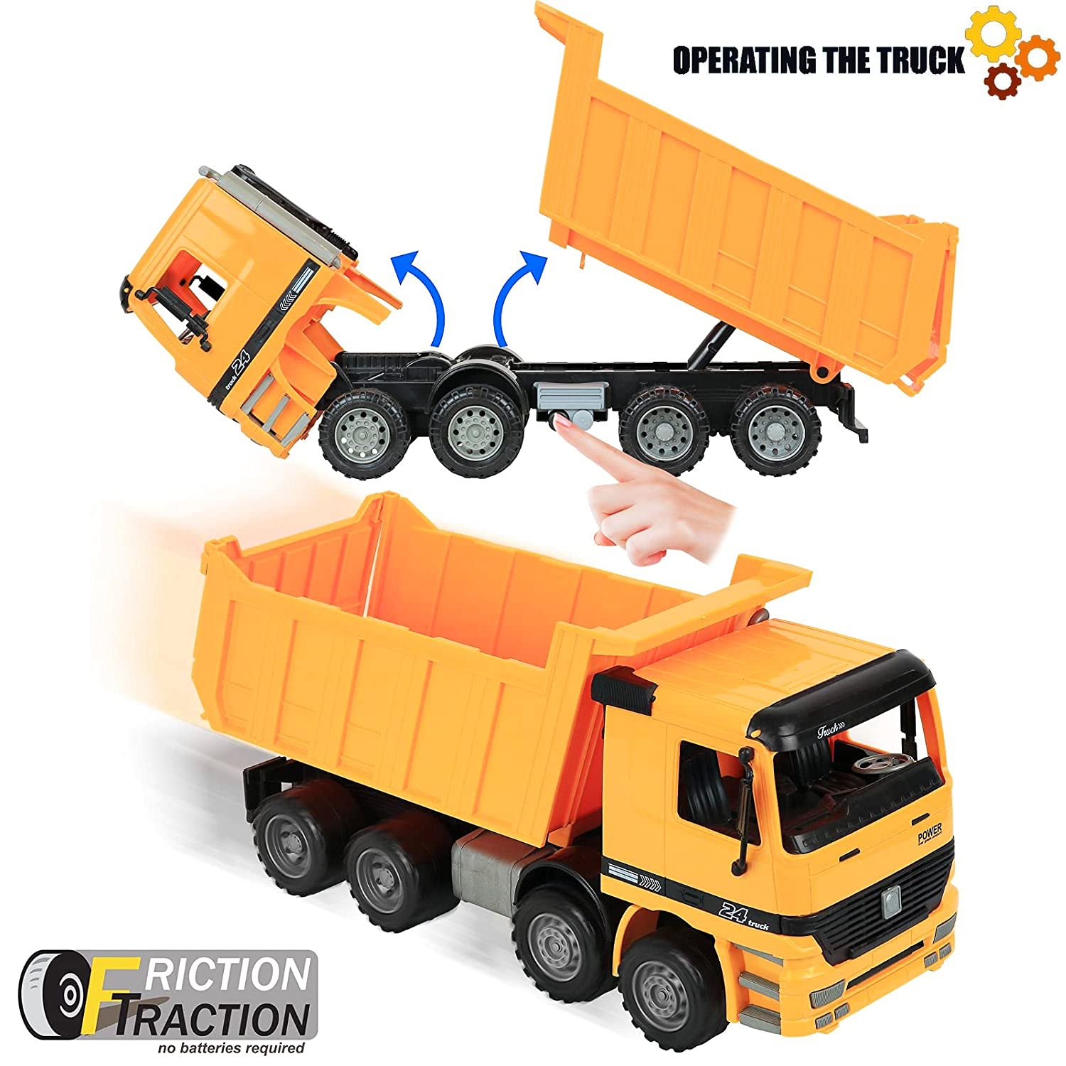 Mua Liberty Imports 15" Oversized Dump Truck Toy for Kids Play, 1:22 ...