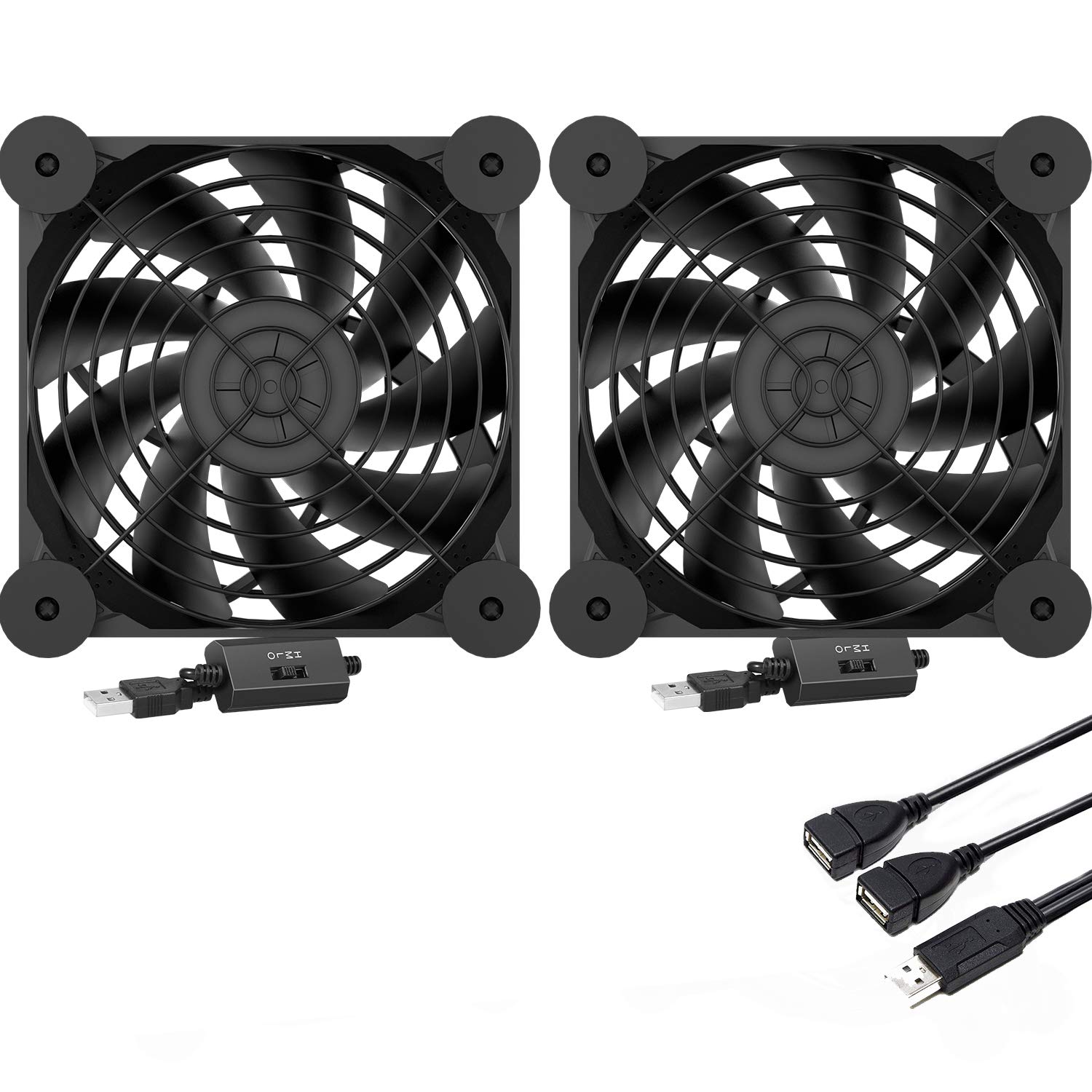 Mua upHere N12U04 USB Cooling Fan, 4.7 inches (12 cm), USB Fan, Small ...