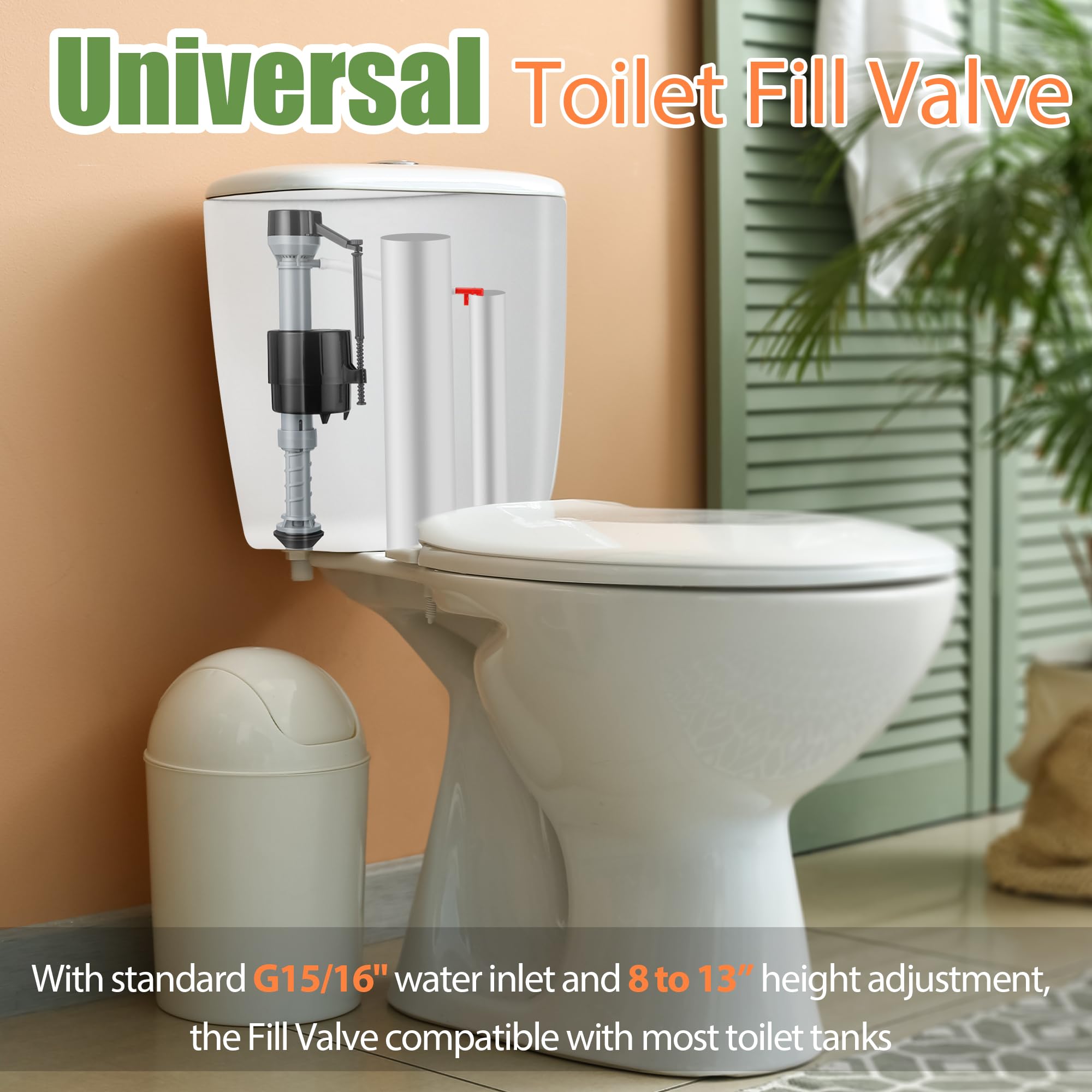 Mua Saillong Toilet Fill Valve Replacement, Universal Toilet Tank Fill ...