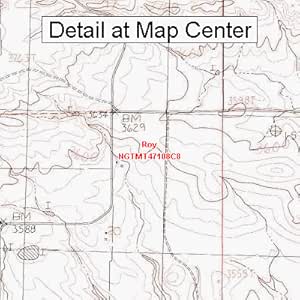 Amazon.com : USGS Topographic Quadrangle Map - Roy, Montana (Folded ...