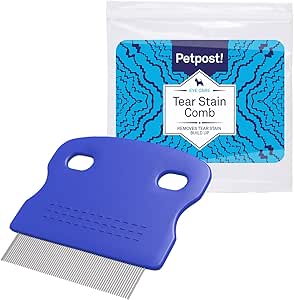 Petpost | Tear Stain Remover Comb for Dogs - Extra Fine Tooth Rake ...