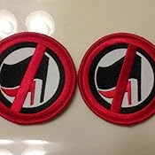 Amazon.com: Embroidered Anti-Antifa Patch, Anti-Fascist, Against ...