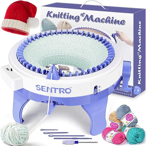 SENTRO Knitting Machines 48 Needles,Smart Knitting Crochet Machine ...