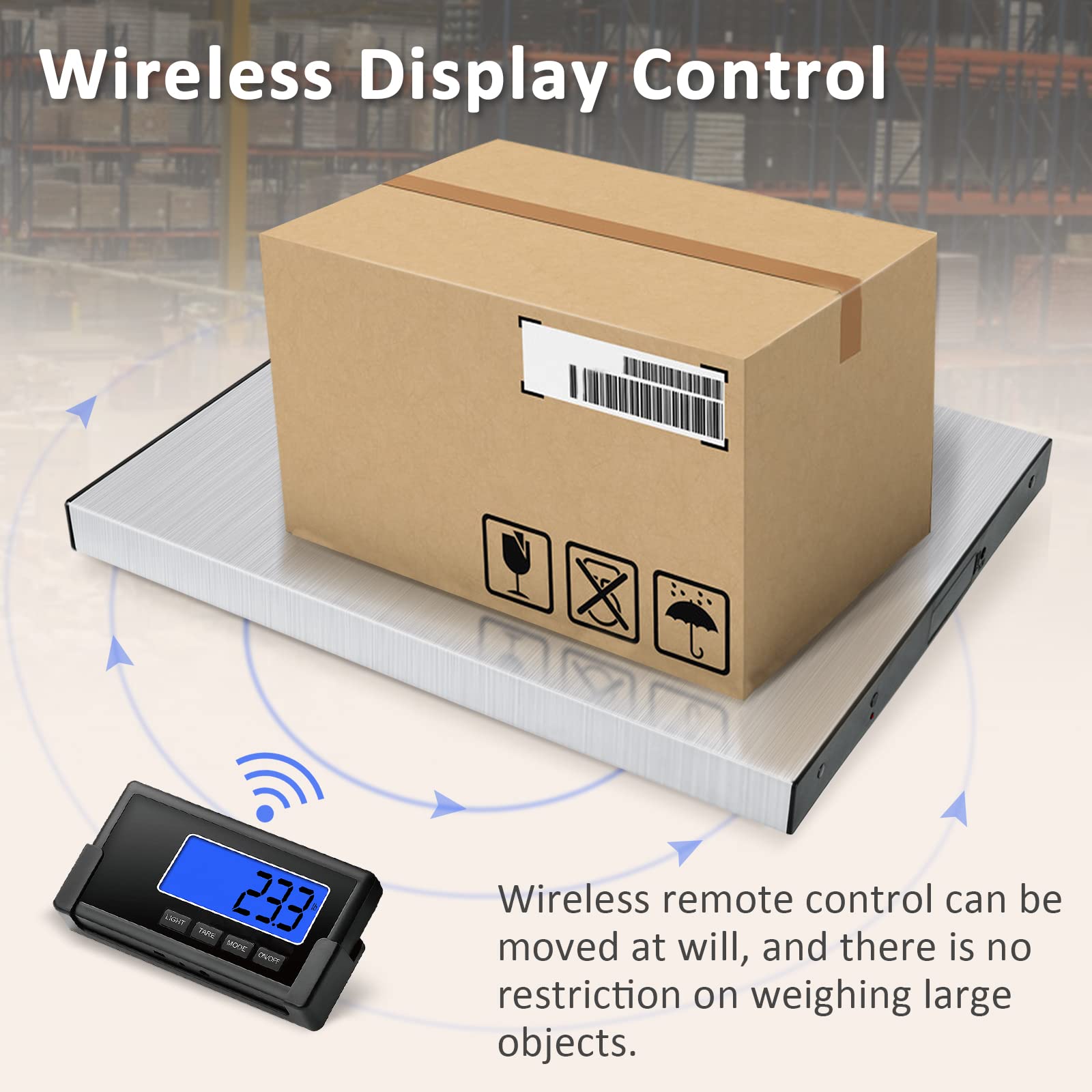 Mua THINKSCALE Shipping Scale, 397lb Heavy Duty Digital Stainless Steel ...