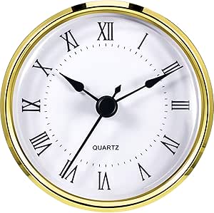 Amazon.com: Hicarer Round Clock Insert 3-1/8 Inch (80 mm) Quartz ...