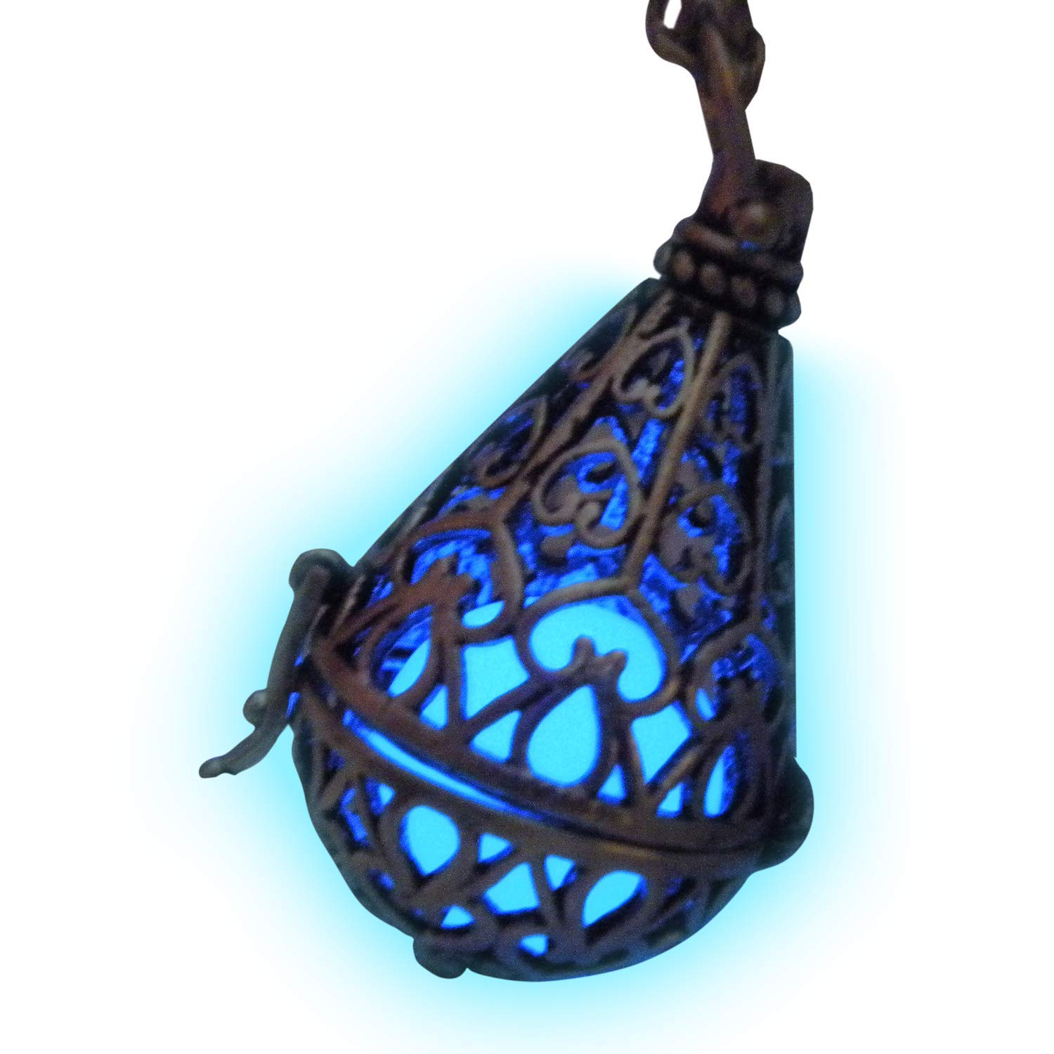 Amazon.com: Teardrop Magic Locket - Glow in the Dark Orb - Love Locket ...