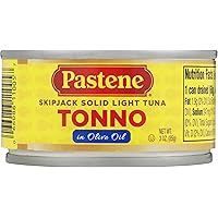 Amazon.com : Pastene Tonno Tuna in Olive Oil, 3 Ounce (Pack of 24 ...