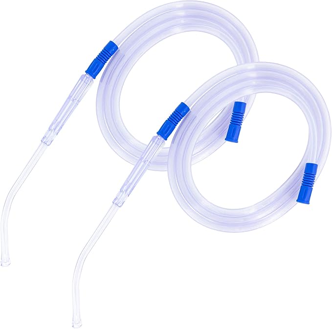 Amazon.com: Yankauer Oral Suction Tip & Tubing Vented - 2 Pack: Home ...