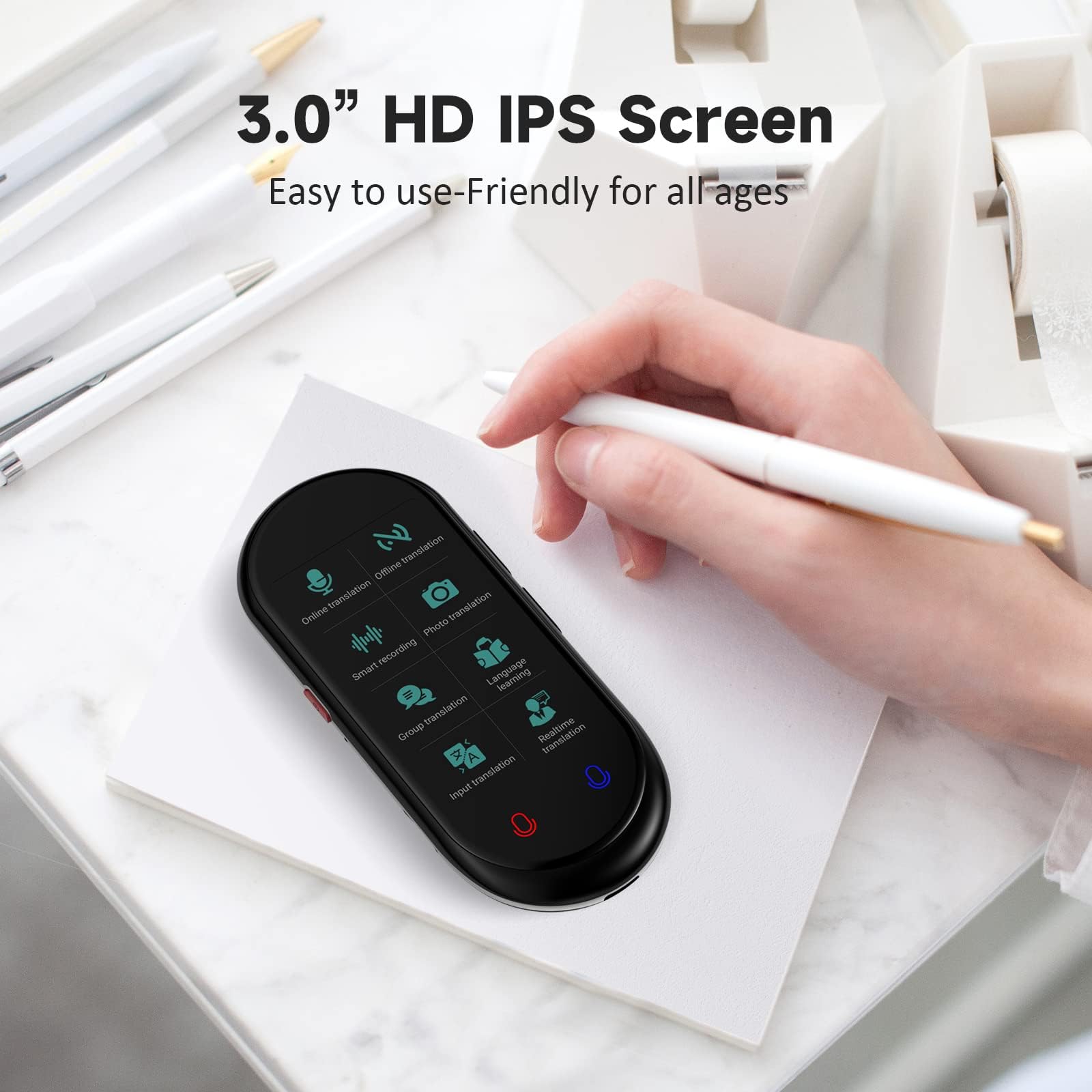 Mua Language Translator Device, Portable Two-Way Instant Translator ...