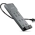 Amazon.com: Belkin Power Strip Surge Protector with 8 AC Multiple ...