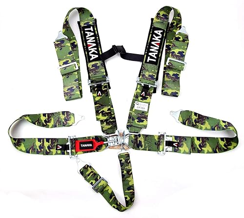 Tanaka SFI 16.1 Latch and Link 5-Point Safety Harness Set with Ultra ...