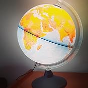 Físico y Político- Esfera Elite Luminosa con App, Multicolor, 26 cm ...