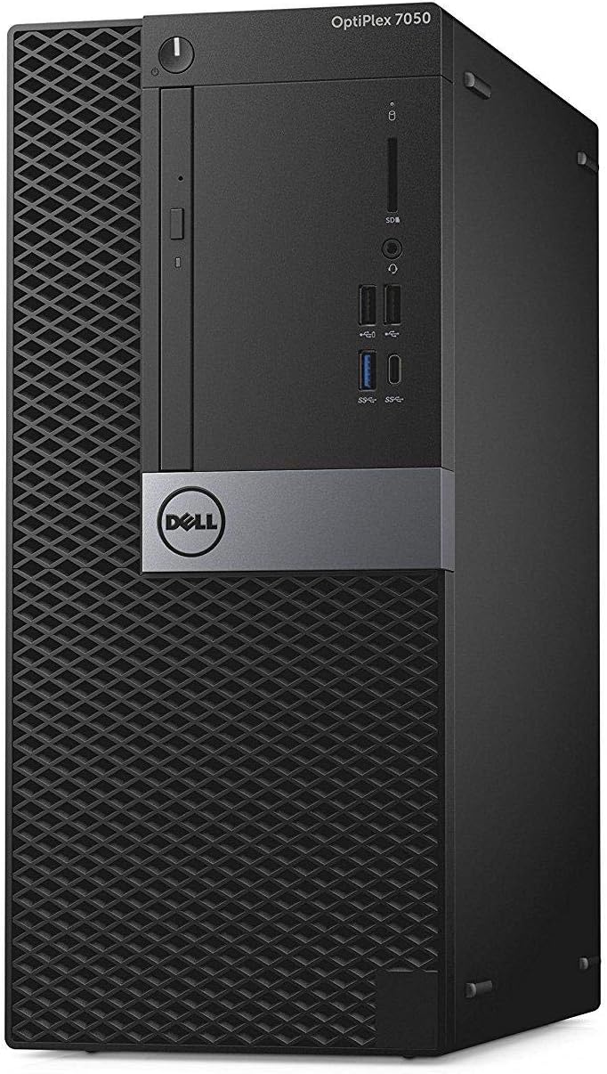 Dell Optiplex 7050 MT Desktop PC, Core i7-7700 16GB RAM 1TB HDD DOS ...