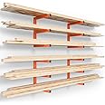 Amazon.com: YYR Wood Organizer and Lumber Storage Rack Wall Mount ...