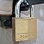 Master Lock 140D Solid Brass Keyed Different Padlock with 1-9/16-Inch ...
