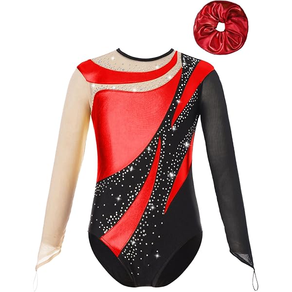 Rhinestone Ballet Gymnastics Unitard With Shorts Loyan Girls Rhinestone ...