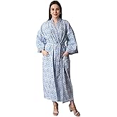 Fabric venue Hand Printed Kimono, Block Print Robes, Handmade Robes ...