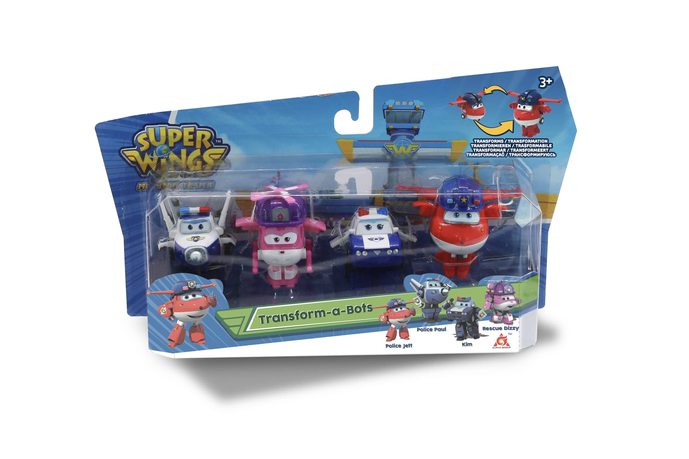 Mua Super Wings EU720040F Jett, Police Paul, Kim & Rescue Dizzy ...
