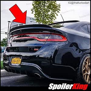 SpoilerKing Trunk Lip Spoiler (284G) Compatible with Dodge Dart 2012-16 ...