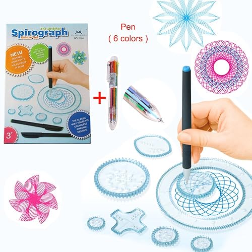 Kahootz Plastic Spirograph Super Kit 75 PCS Model: Amazon.co.uk: Toys ...