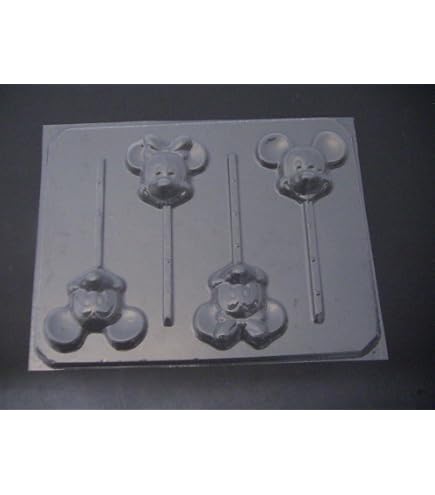 Minnie Mouse Lollipop Molds Cupcake Chocolate Lollipop Mold | Party