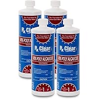 Amazon.com : Rx Clear Algaecide 60 Plus | Non-Foaming Formula for Above ...