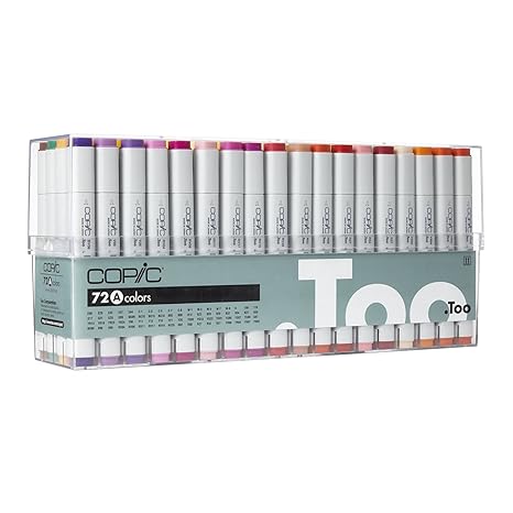 Copic Marker 72 Piece Set - Set 1: Amazon.co.uk: Office Products