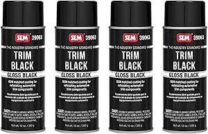 Amazon.com: SEM 39143 Trim Black Aerosol (4) : Automotive