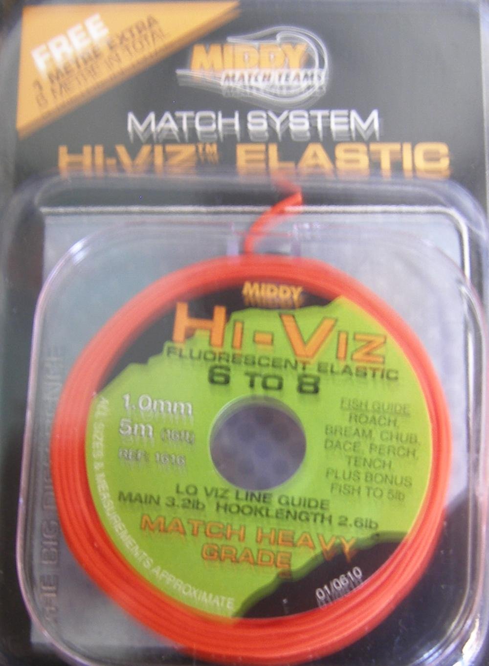 Middy Original Hi Viz Pole Elastic (6 to 8): Amazon.co.uk: Sports ...